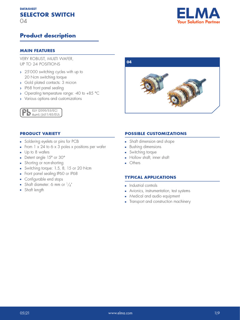 1264 Datasheet | Download Free PDF | Switch | Printed Circuit Board 1264 Datasheet | Download Free PDF | Switch | Printed Circuit Board