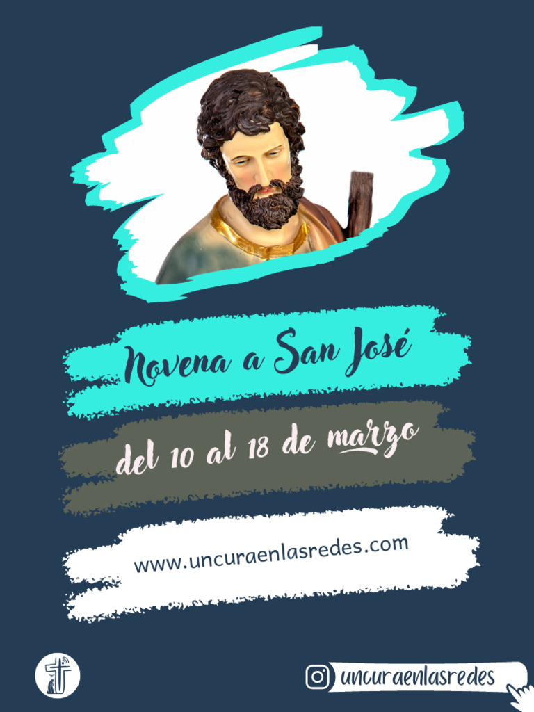 Novena A San Jose 2024 | PDF | María, madre de Jesús | Oración