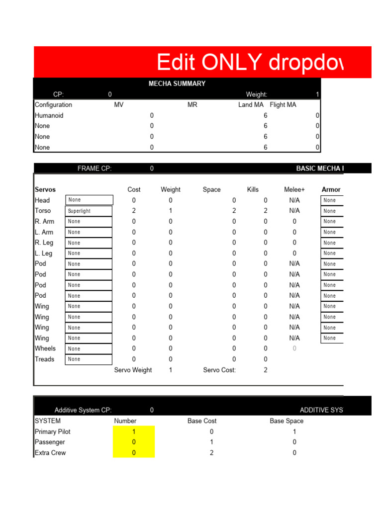 Mekton Zeta - Mecha Lab Rebuilt | PDF