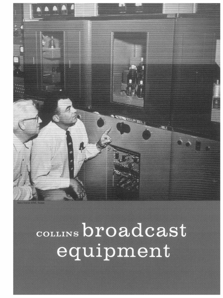 Collins - 1959 - Broadcast OCR | PDF | Amplifier | Transmitter