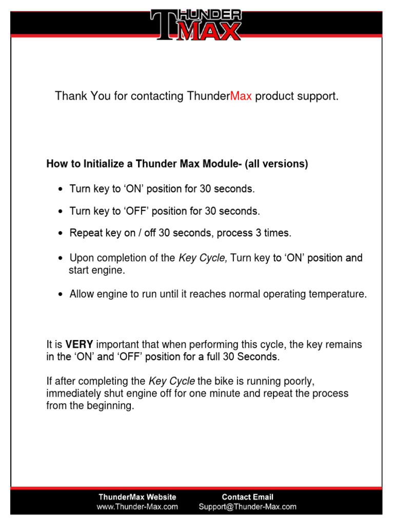 ThunderMax Initializing Module TBW | PDF | Technology & Engineering