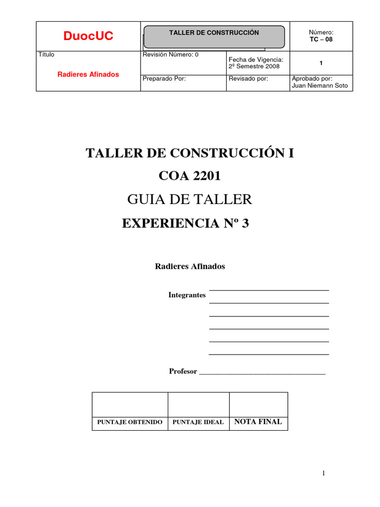 TC-08 Radieres Afinados | PDF | Hormigón | Materiales