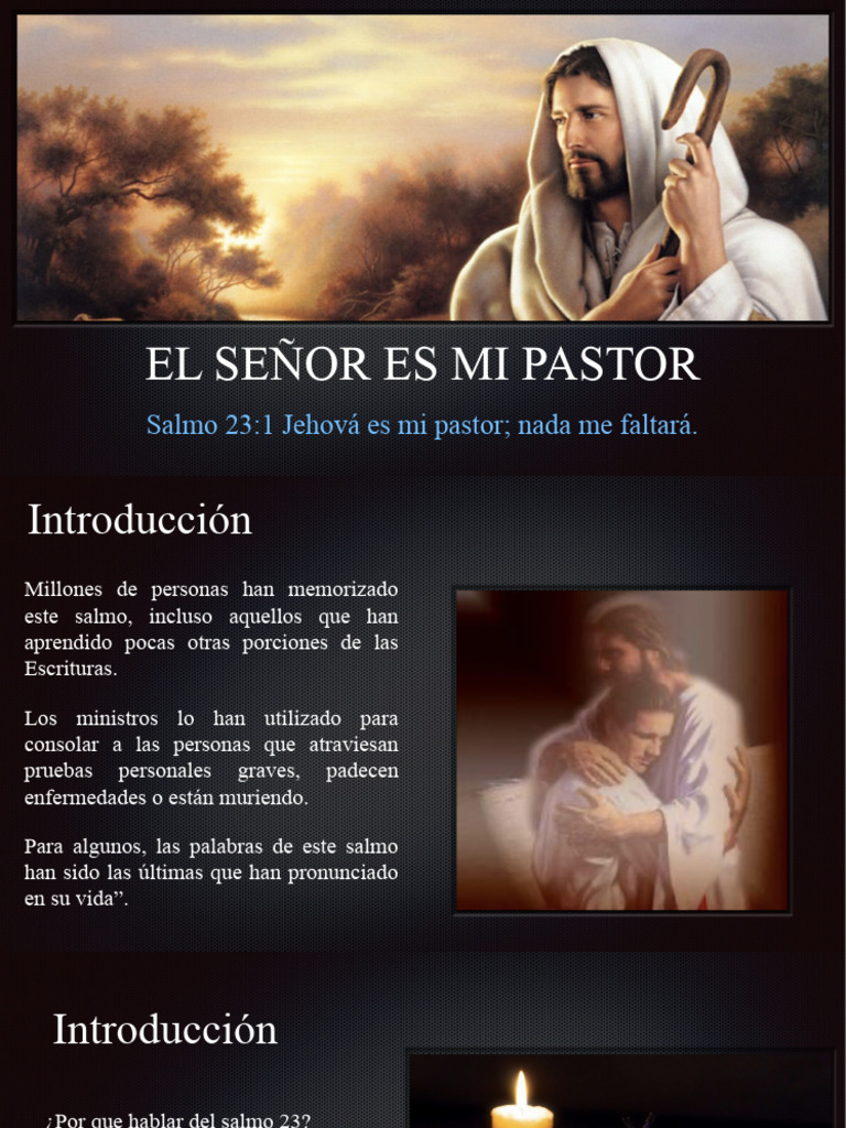 Salmo 23: Jehová, mi Pastor Personal | PDF | Salmos | David