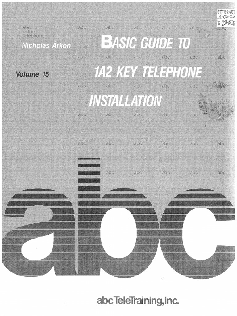 Basic Guide To 1A2 Key Telephone Installation | PDF ...