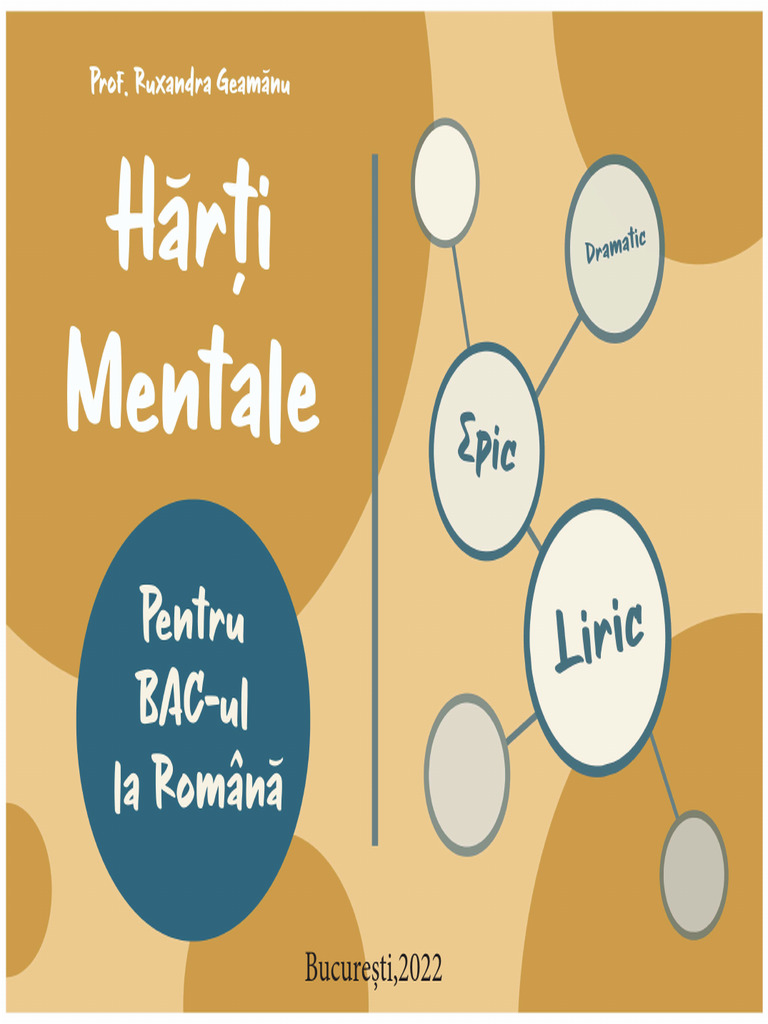 Harti Mentale Pentru BAC Limba Romana 2 | PDF
