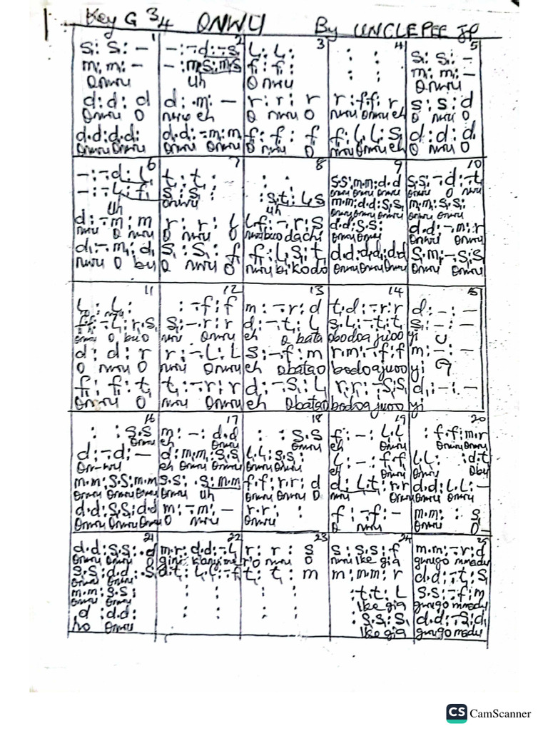 ONWU - Uncle Pee | PDF