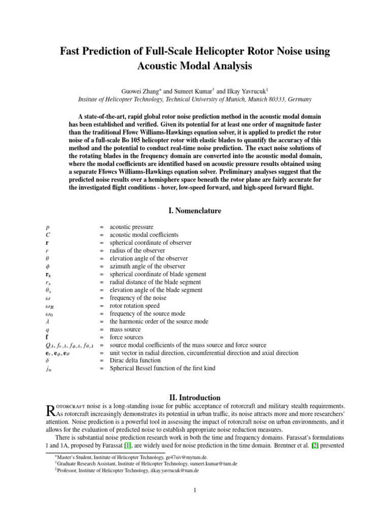 AIAA Abstract Guowei | PDF | Helicopter Rotor | Helicopter