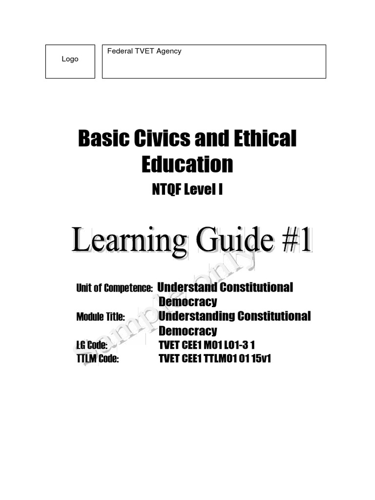 Learning Guide 1 | PDF | Democracy | Political Ideologies