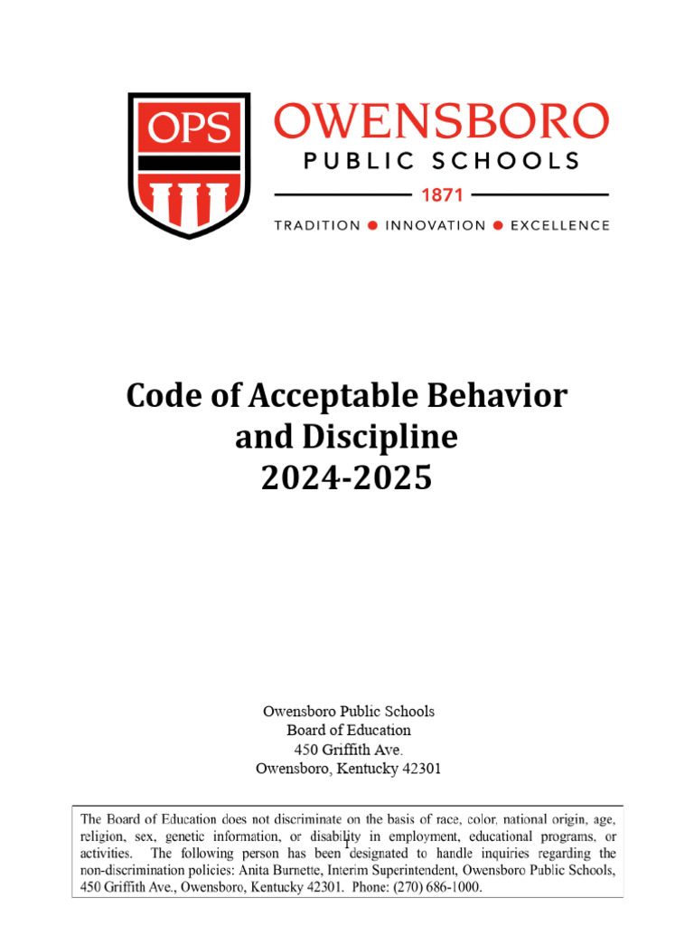 Discipline Handbook 2024-25 | PDF | Electronic Cigarette | Disciplines
