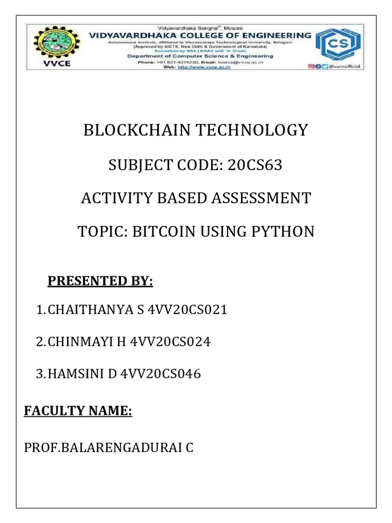 Block Chain | PDF | Bitcoin | Cryptocurrency