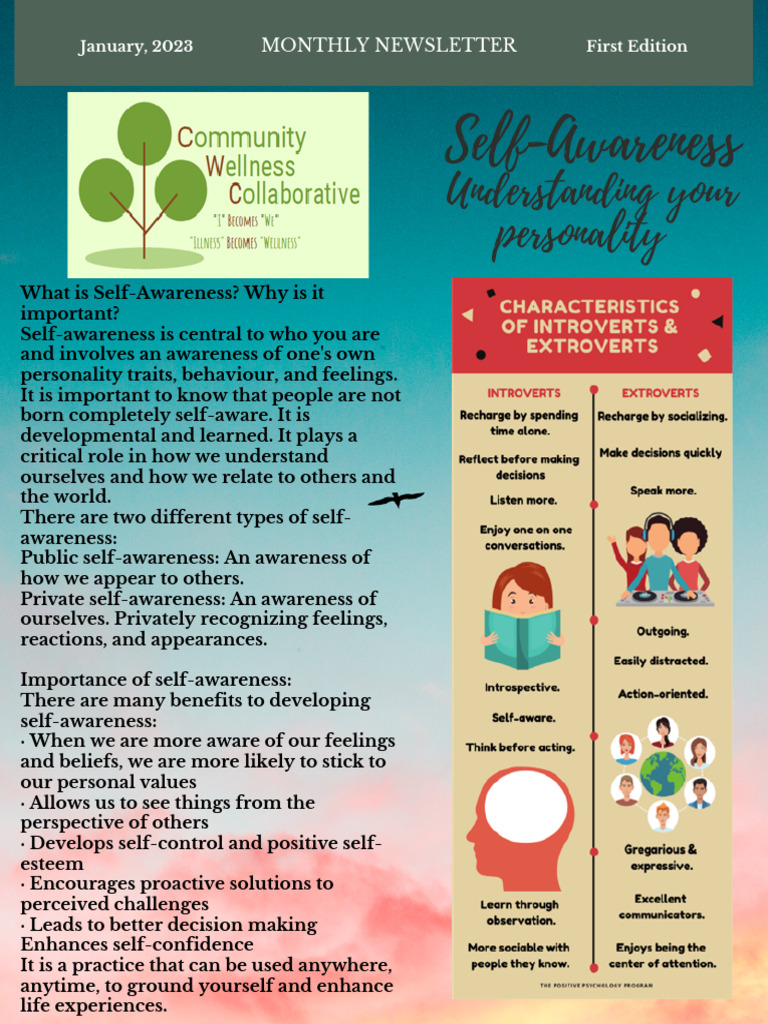 Self Awareness Understanding Your Personality | PDF