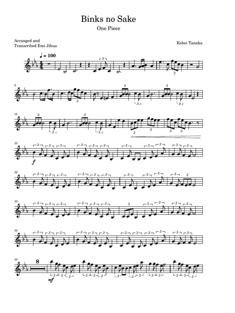 One Piece - Binks No Sake | PDF