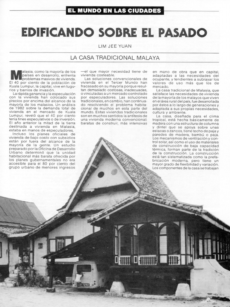 Edificando Sobre El Pasado | PDF | Malasia | Ventilación (Arquitectura)