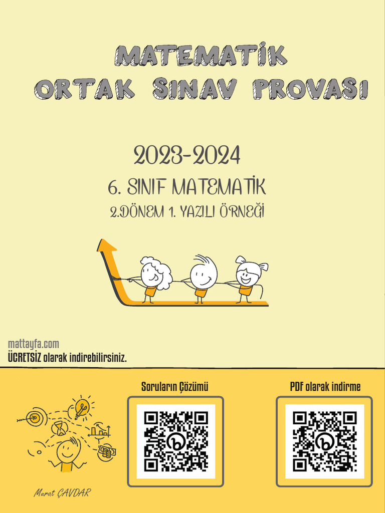 1 ORTAK SINAV 6 SINIF 2 Dönem | PDF