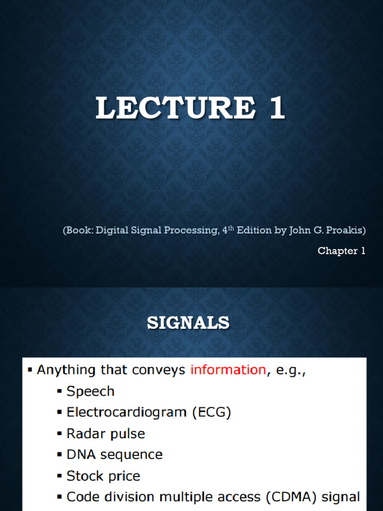 DSP-1 Mid | PDF | Digital Signal Processing | Analog To Digital Converter
