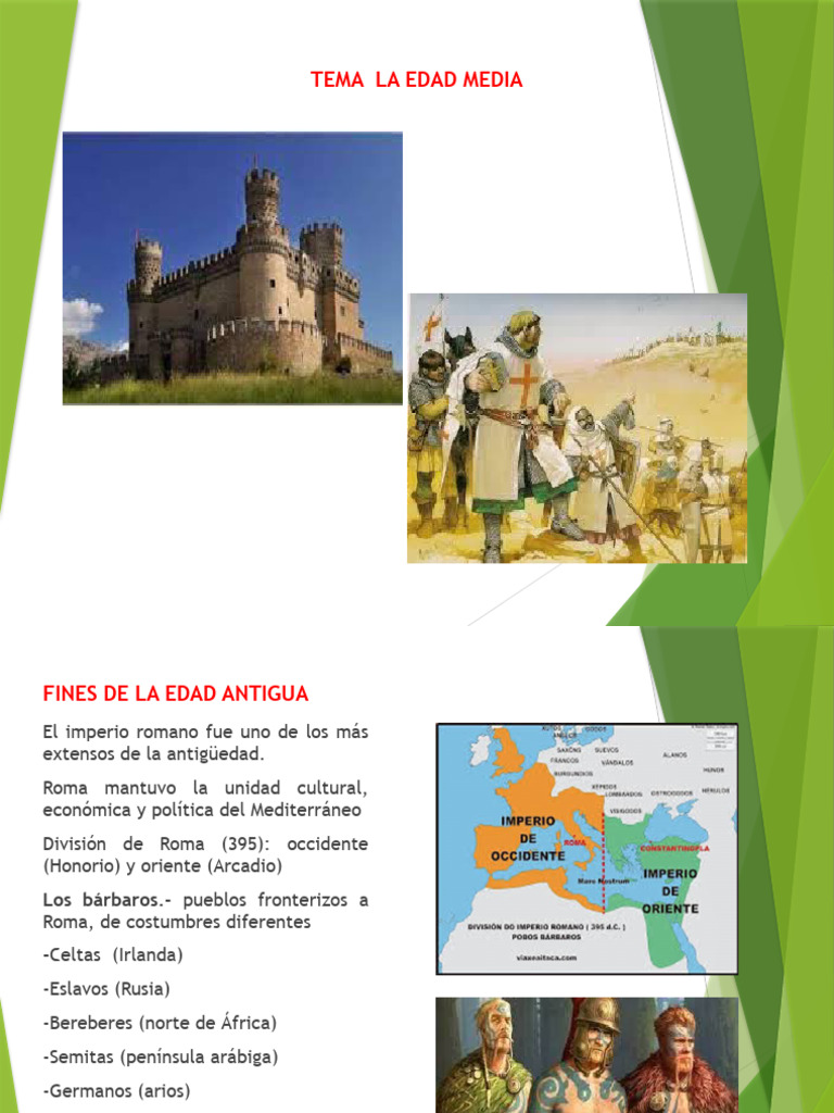 TEMA 8 LA EDAD MEDIA | PDF | Carlomagno | imperio Bizantino