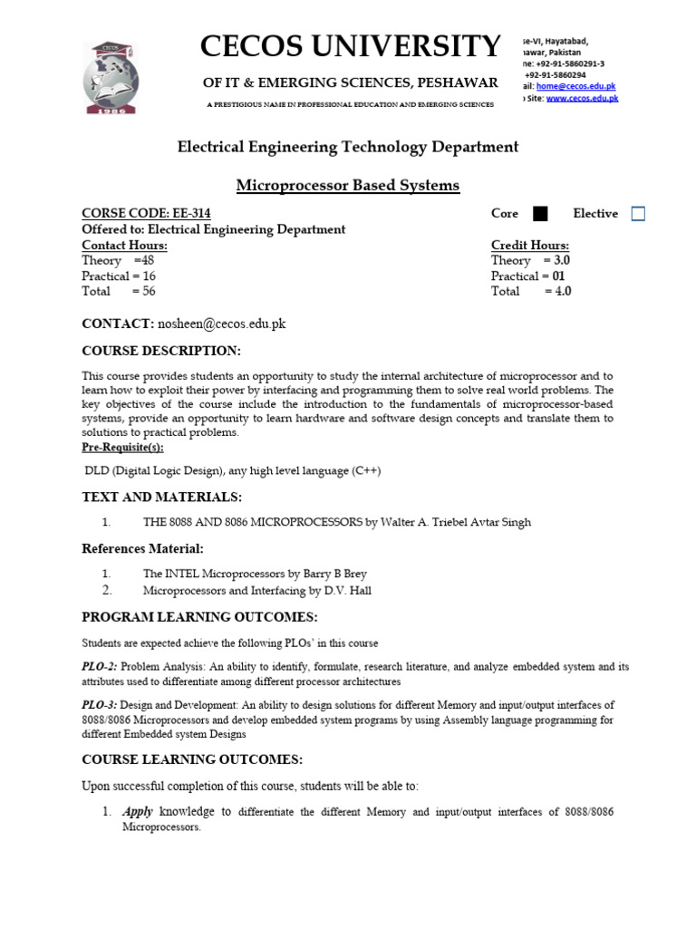 5.4 Microprocessor (MBS) | PDF | Assembly Language | Microprocessor