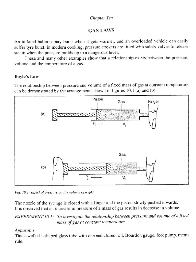 Physics-Topic30-Gas Laws | PDF