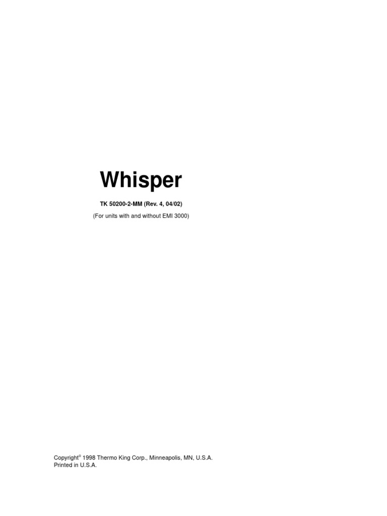 Whisper | PDF | Motor Oil | Manufactured Goods