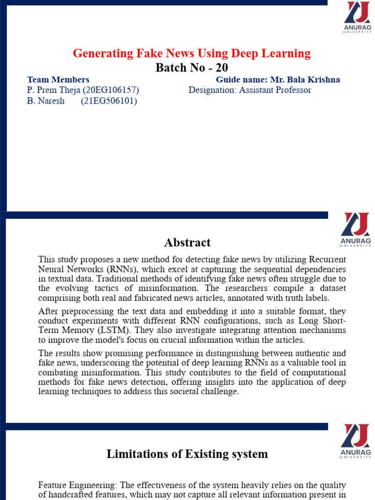 Major Project Abstract | PDF | Deep Learning | Computational Neuroscience