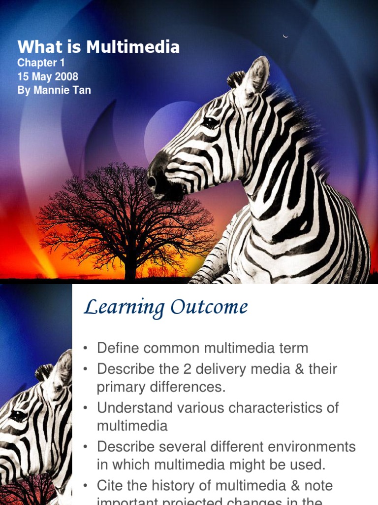 Chapter 1 Introduction To Multimedia | PDF | Multimedia | Virtual Reality