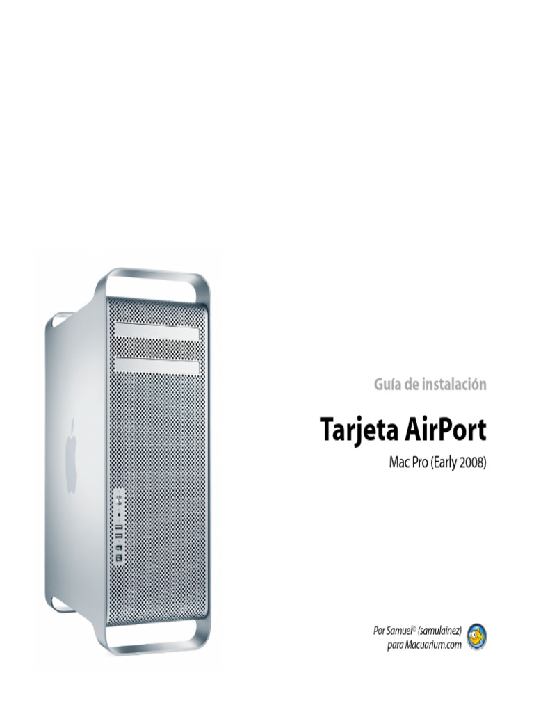 Instala tarjeta AirPort en Mac Pro 2008 | PDF | Aeropuerto | Equipo de ...
