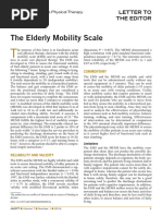 Intensive Care Unit Mobility Scale | PDF | Medicine | Diseases And ...