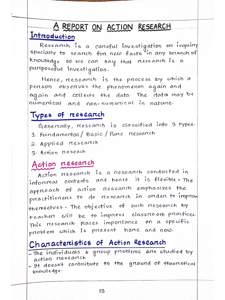 Action Research | PDF