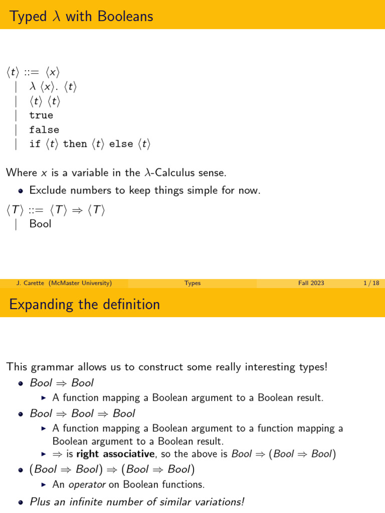 Types 2 | PDF | Boolean Data Type | Boolean Algebra