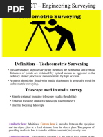 Tacheometry and Stadia Method Explained | PDF | Surveying | Metrology