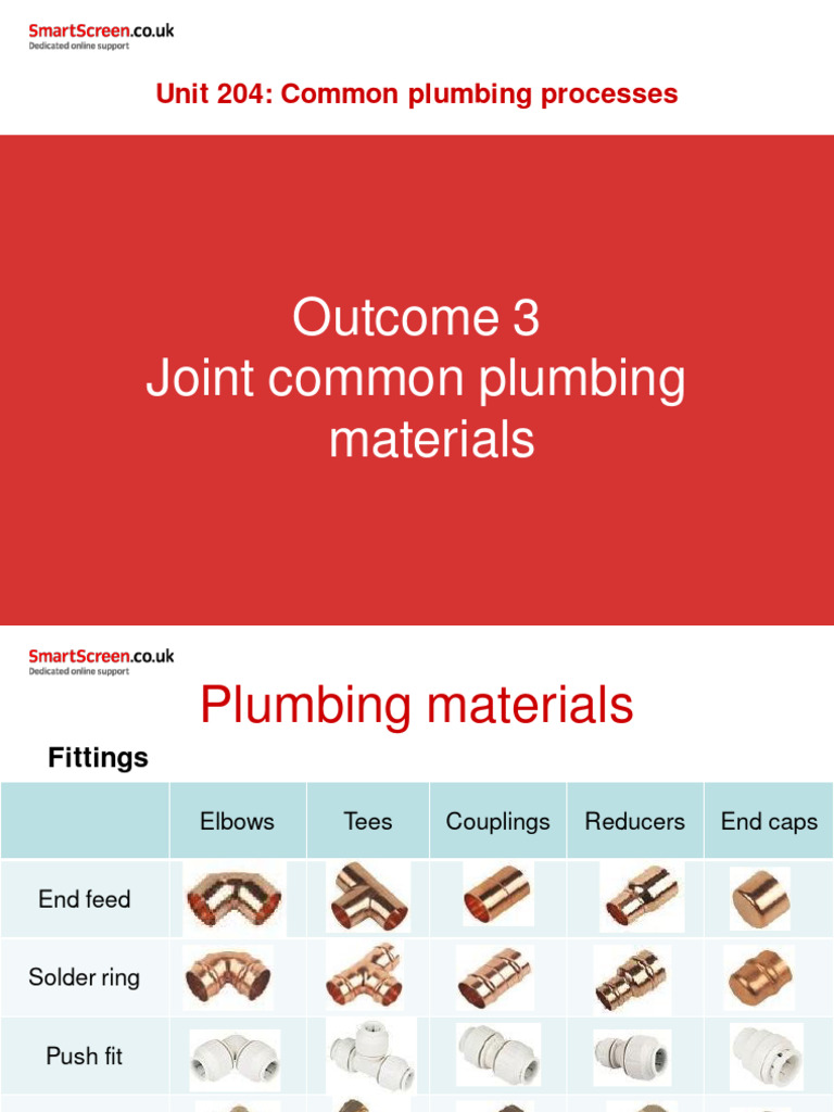 6035 L2u204 PPT Outcome3 | PDF | Pipe (Fluid Conveyance) | Plumbing