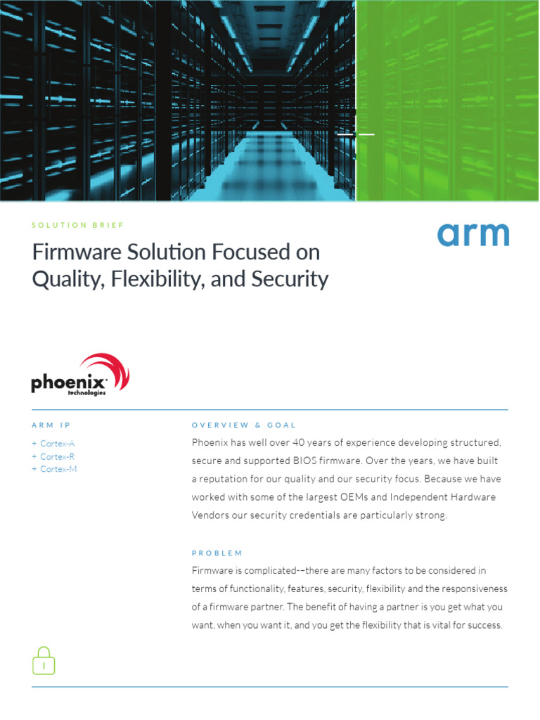 Secure Firmware Solutions for Arm Systems | PDF | System On A Chip ...