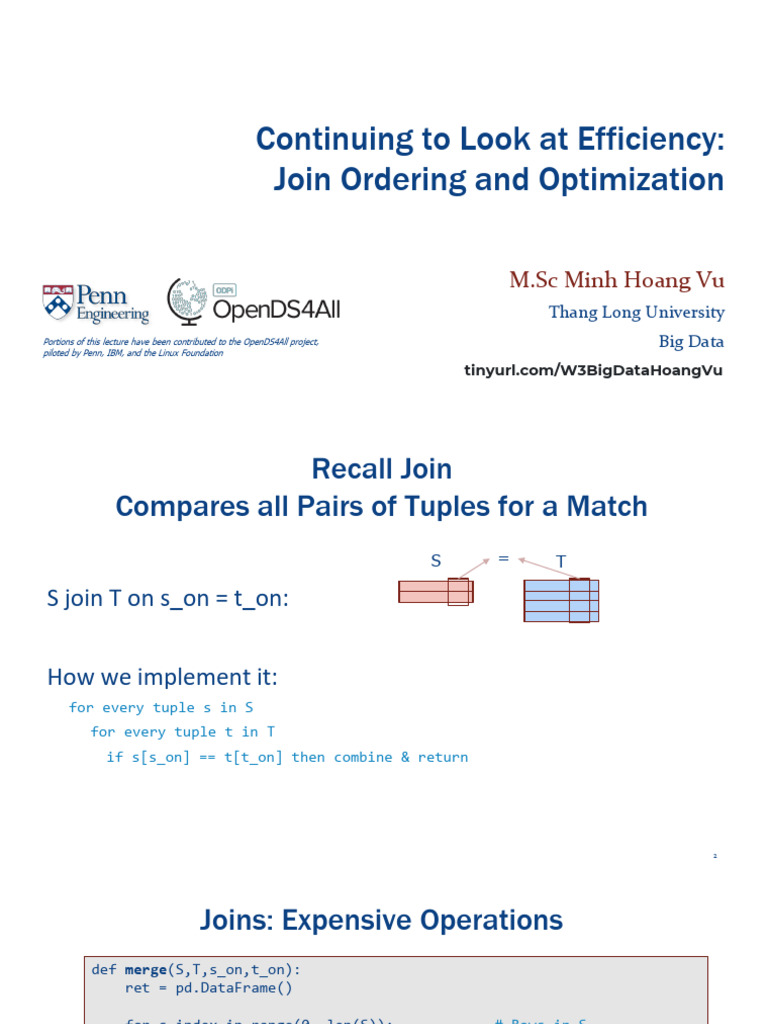 BigData - W3 - Cloud and Cluster Processing (Cont) - HoangVu | PDF | Apache Spark | Cpu Cache