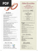Cappello Cocktail Menu Digital | PDF