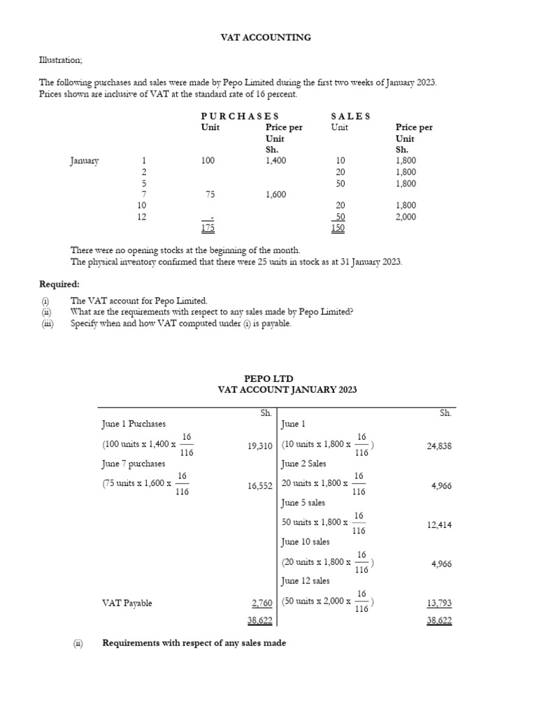 Vat Accounting Questions | PDF | Value Added Tax | Banks