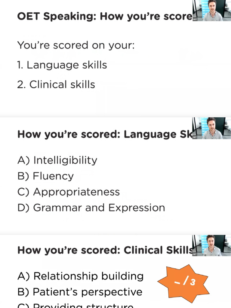 Speaking Score | PDF