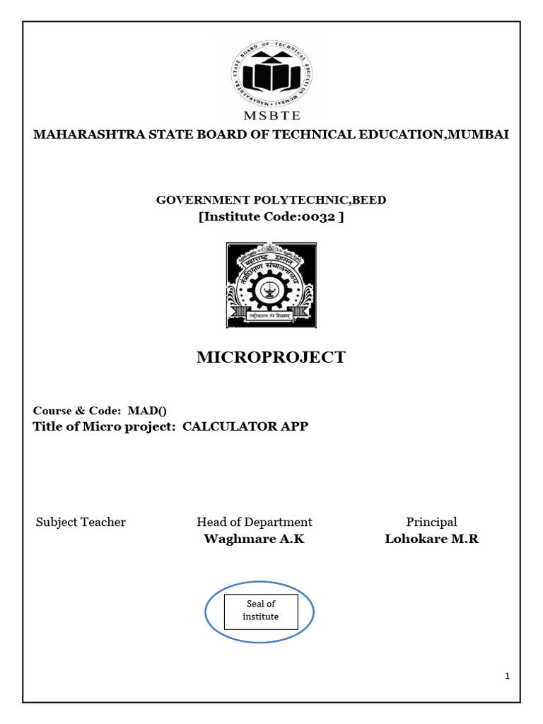 Project Report Format | PDF | Vocational Education | Teachers