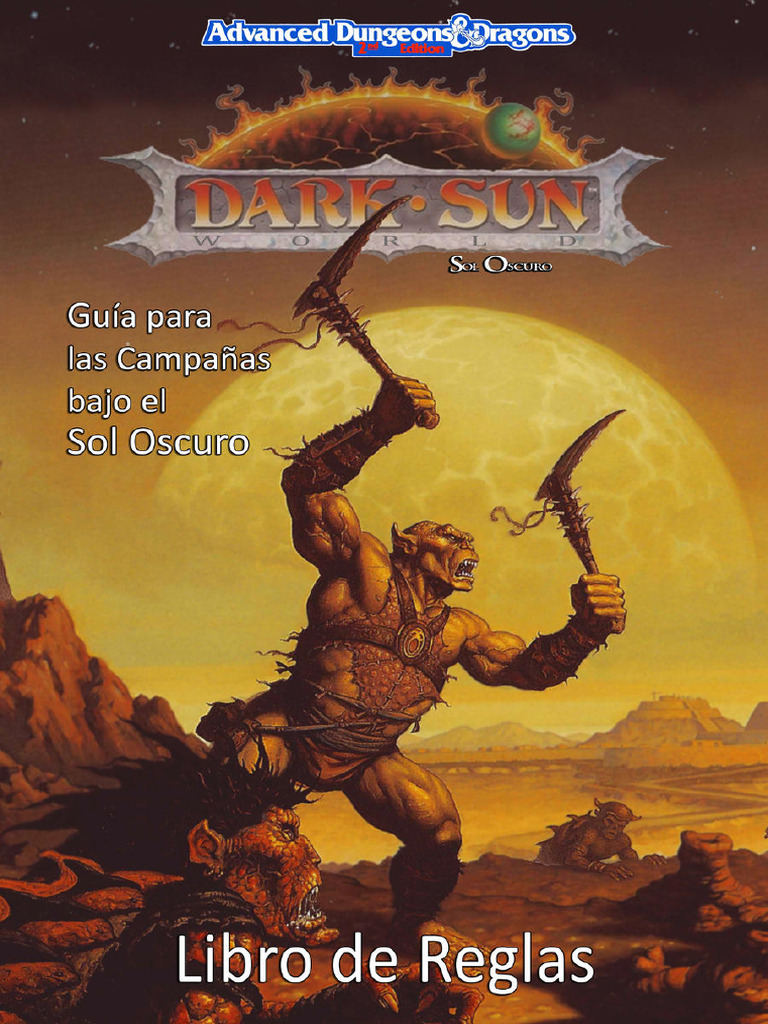 2 Dark Sun Libro de Reglas | PDF | Duendes | Tsr, Inc.