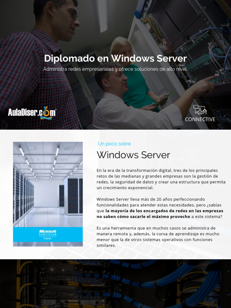 Brochure Windows Server AZ800 | PDF | Microsoft Windows | Directorio Activo
