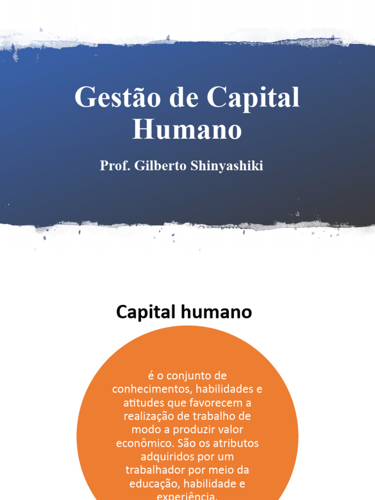 Capital Humano | PDF | Capital humano | Vantagem competitiva