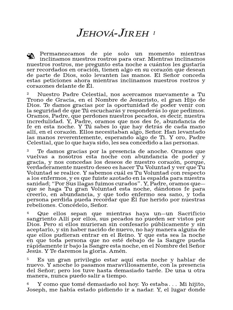 SPN62-0705 Jehovah-Jireh 1 VGR | Descargar gratis PDF | Abrahán | Cristo (título)