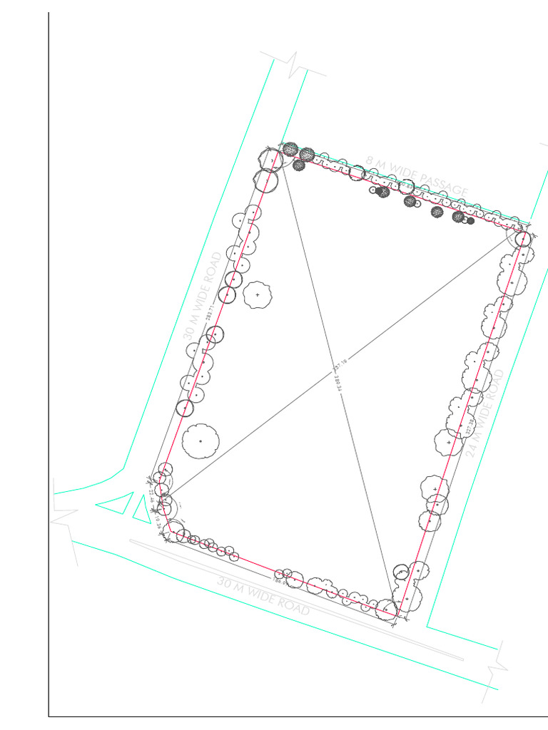 Landscape Dimensions and Tree Types | PDF