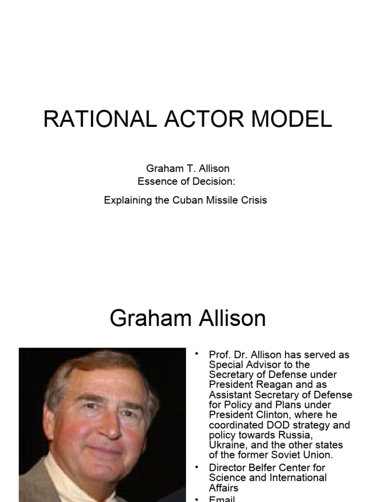 Aktor Rasional Allison Baru | PDF | Cuban Missile Crisis ...