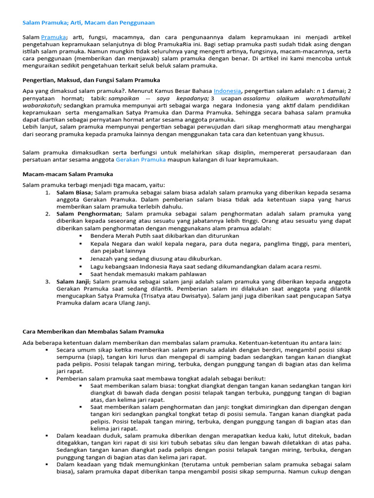 Salam Pramuka Pdf