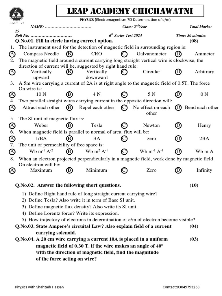 Define Tesla in Physics Class 12 | PDF | Magnetic Field | Electromagnetism