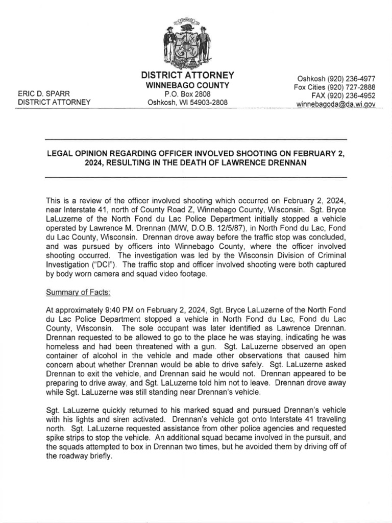 3.29.24 DA Eric Sparr Legal Opinion | PDF