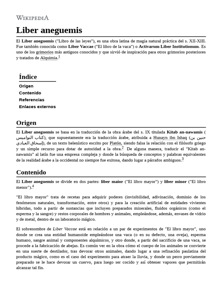 Liber Aneguemis | Descargar gratis PDF | Alquimia