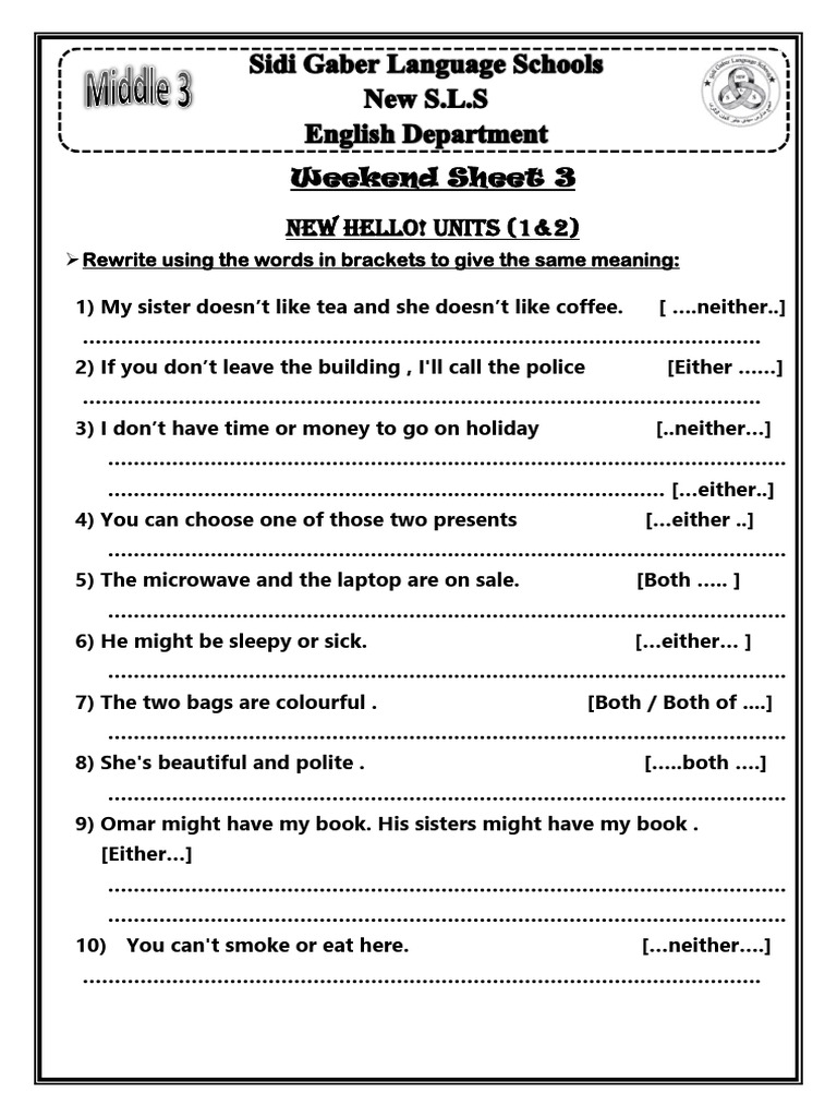 Weekend Sheet 3 | PDF | Games & Activities | Language Arts & Discipline