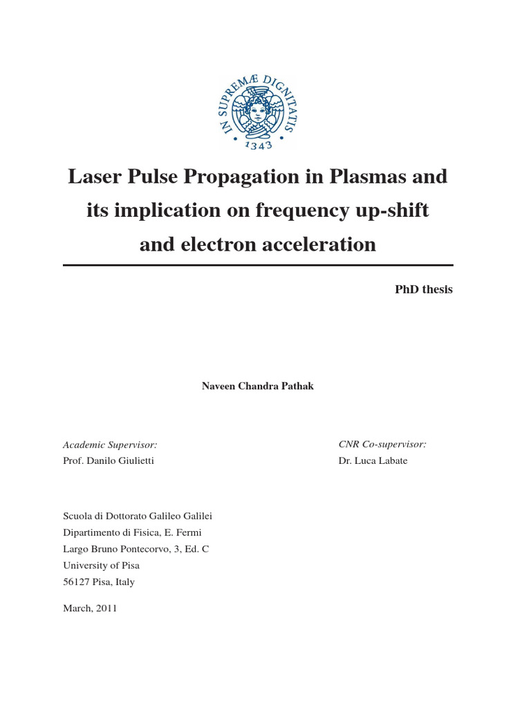 6900 Pathak Dottorato | PDF | Particle Accelerator | Electron