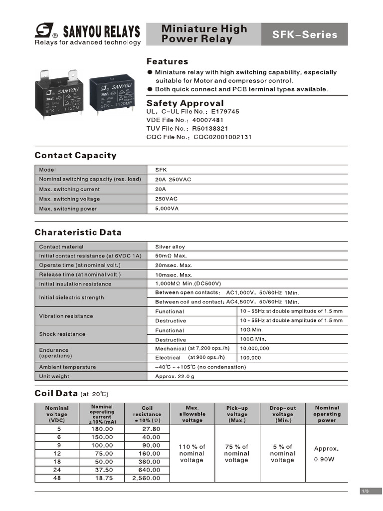 Data Sheet | PDF
